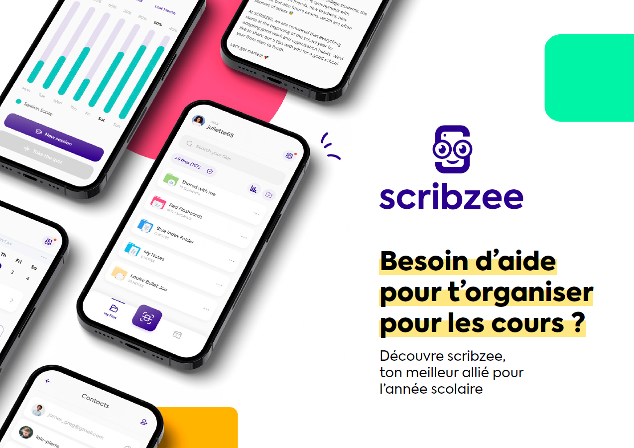 Comment bien utiliser scribzee pour réussir ton année scolaire? – SCRIBZEE